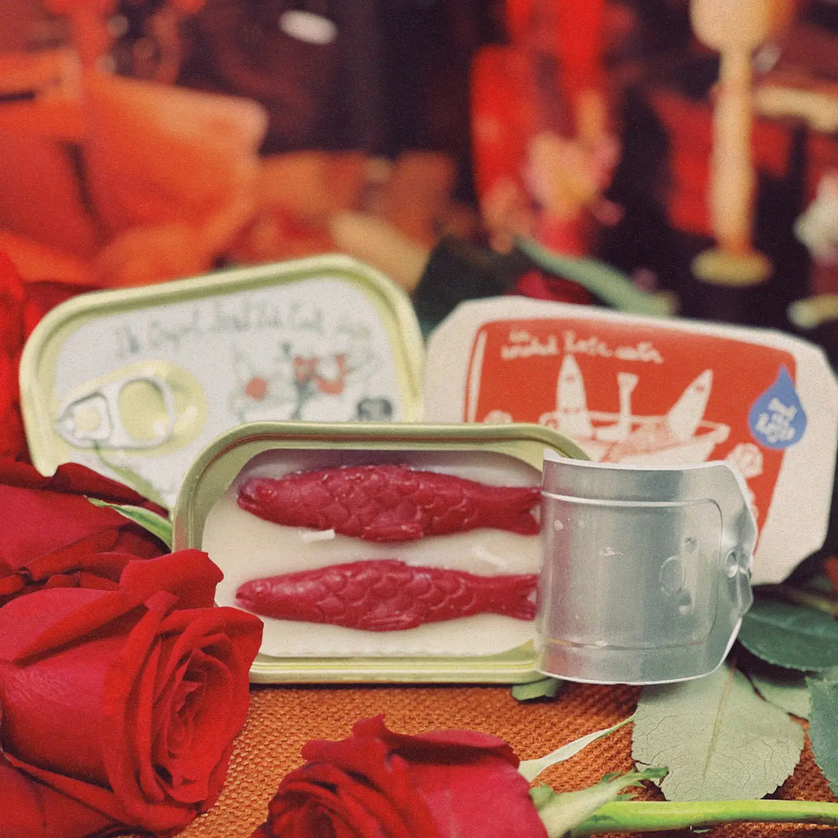 Tinned Fish Candle – Smoked Rose Water Scent in Sardine Tin with ...